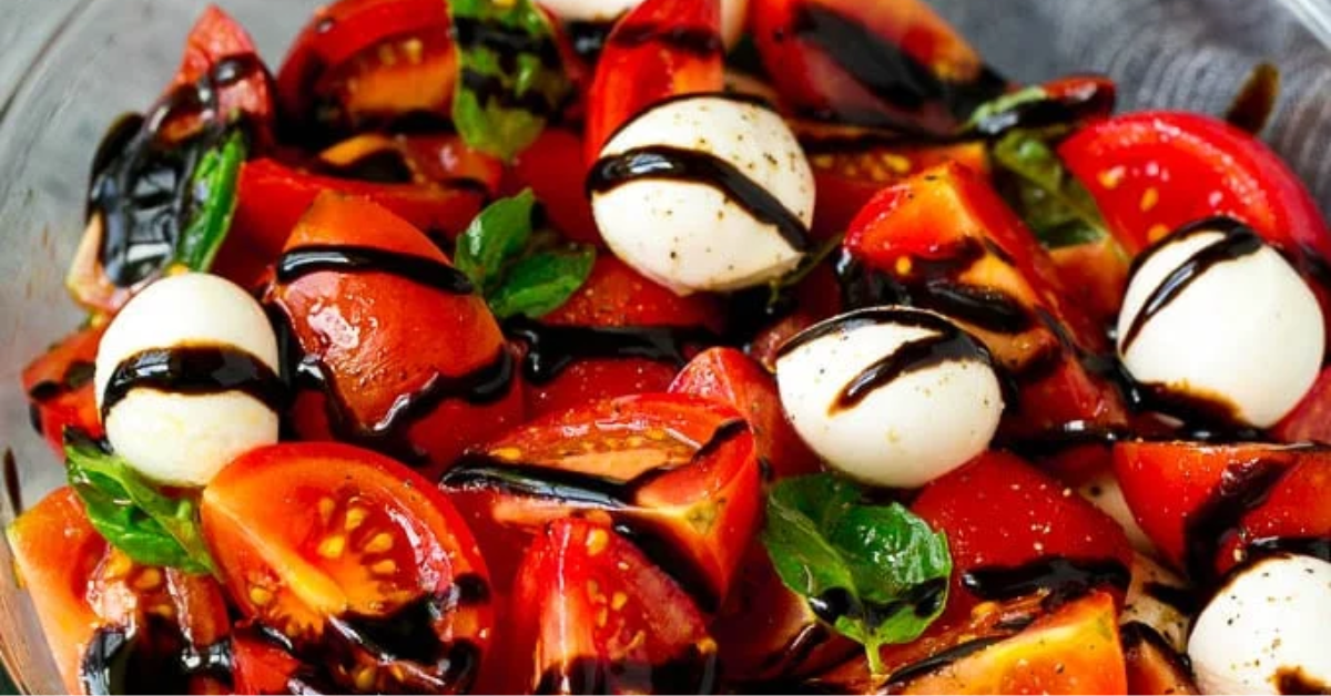 Classic Balsamic Glazed Caprese Salad Recipe – Cucina Mercato