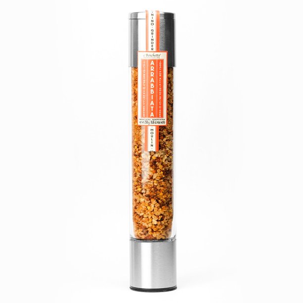 Grinder with Sea Salt and Arrabbiata Pepper , Il Boschetto, 8.8oz ...